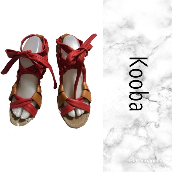 Kooba | Shoes | Kooba Wedge Wrap Sandals | Poshmark
